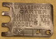THE CARBURETOR SHOP / Carter BB-1 carburetors