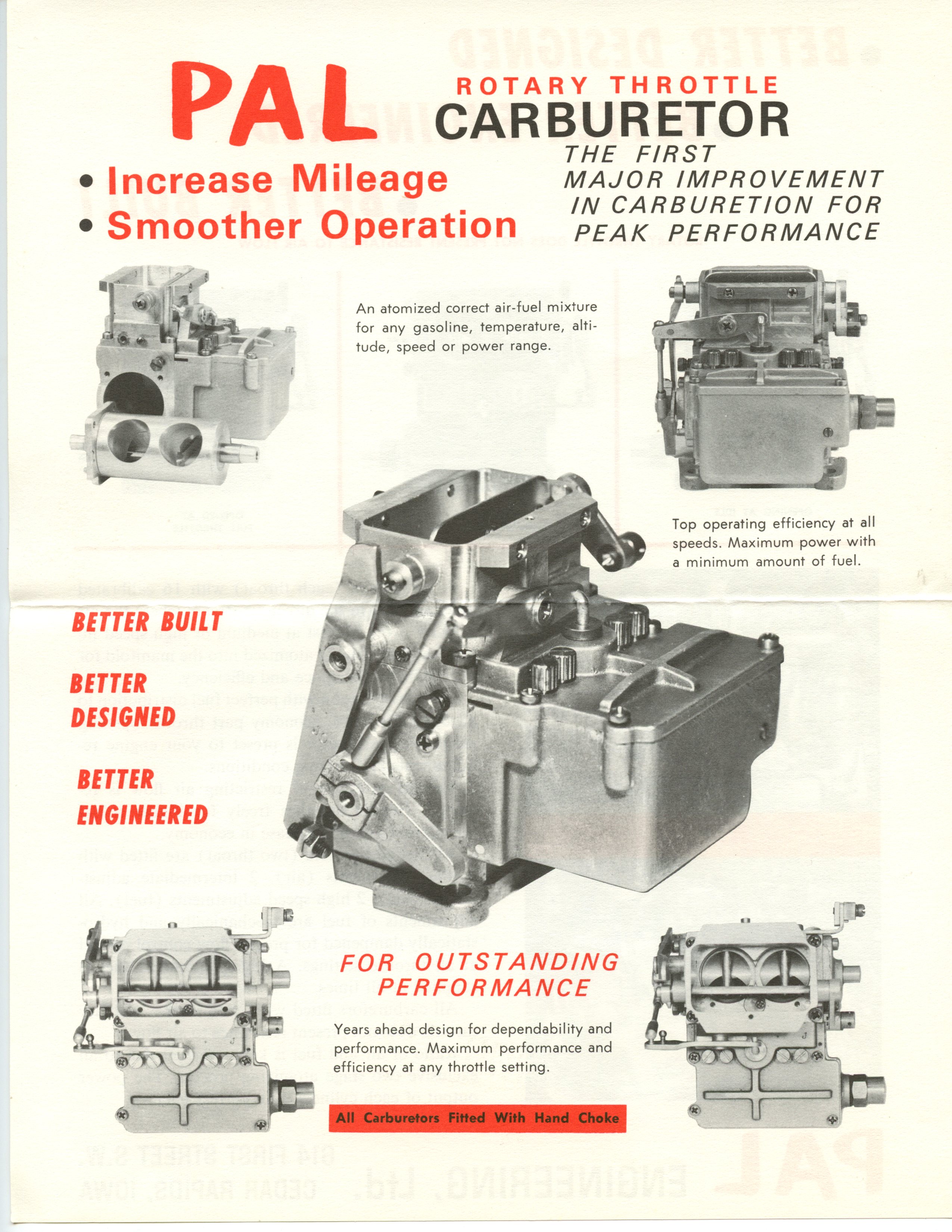 Folks Of Interest - Pal Carburetors by Pal Engineering | The H.A.M.B.